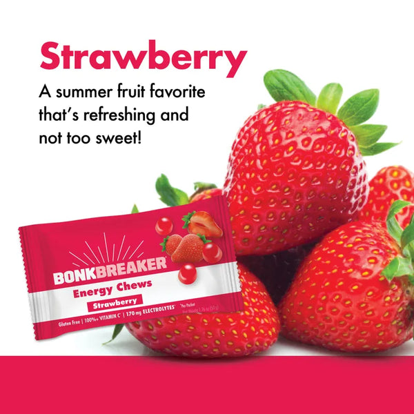 Bonk Breaker Strawberry Energy Chews - Chill Explore